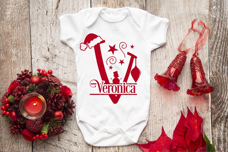 Christmas Vibes Font | Split Monogram for Cricut & Silhouette - Etsy