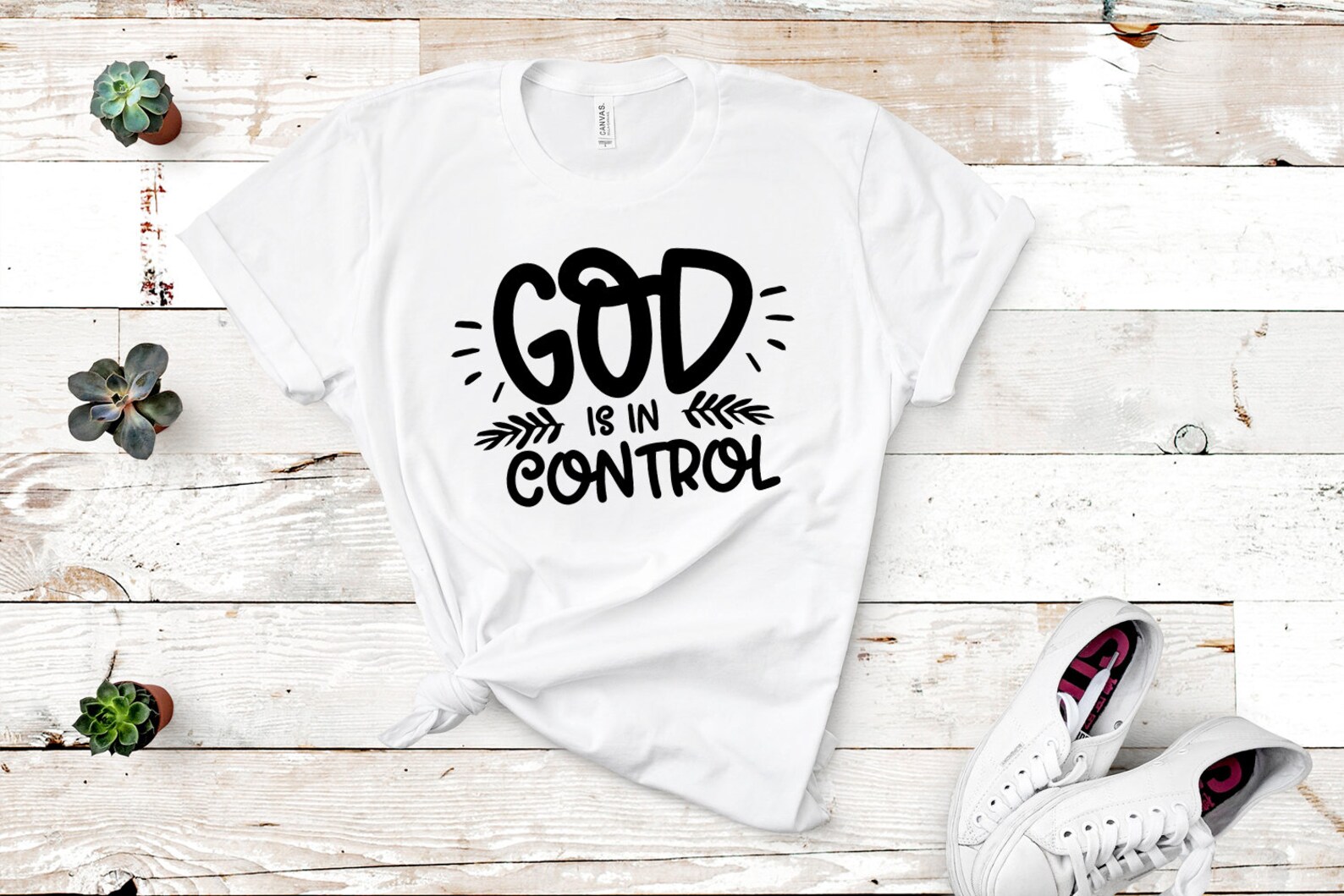 God is in Control SVG Cut File, God SVG Quote, God Cut File, God Cricut ...
