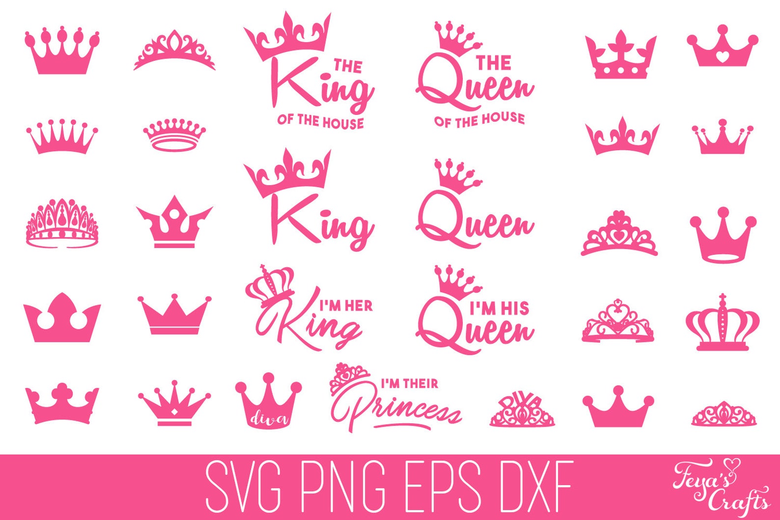 Couronne SVG couronnes Cricut fichier de coupe SVG diadème - Etsy France