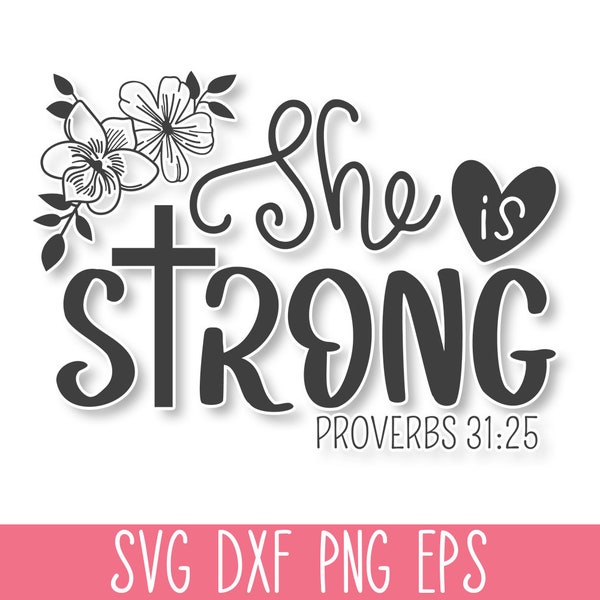 She is Strong - Etsy