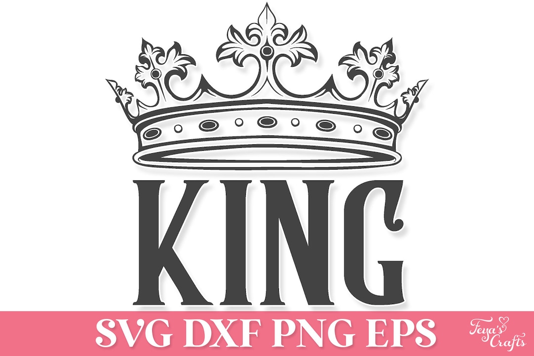 King Crown SVG Cricut, Man King SVG, King Svg Cut File, Crown Svg ...