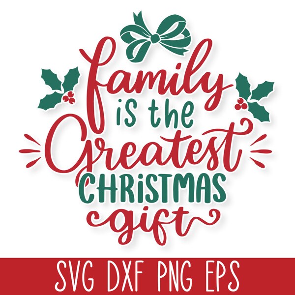 Family Christmas Svg - Etsy