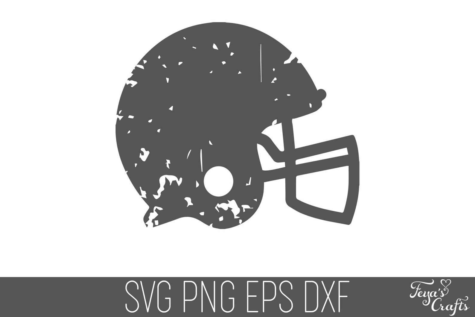 Distressed Football Helmet SVG Football SVG Football Cricut - Etsy