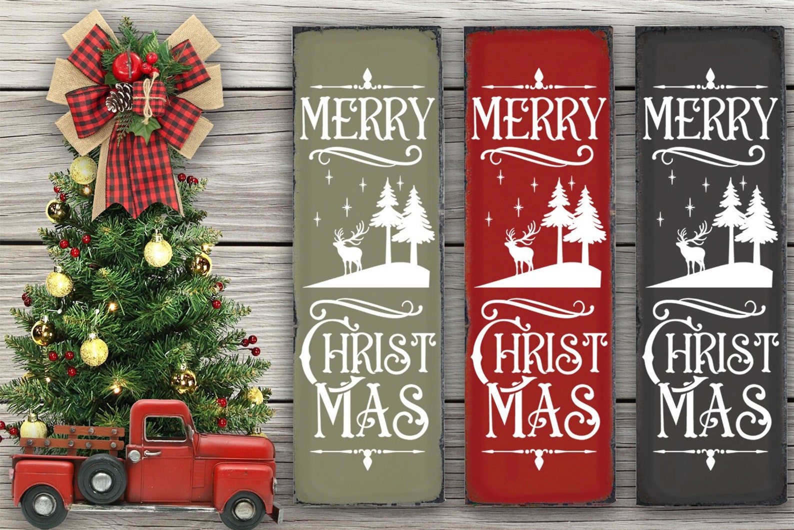 Merry Christmas Porch Sign SVG, Christmas Home Sign SVG, Christmas ...