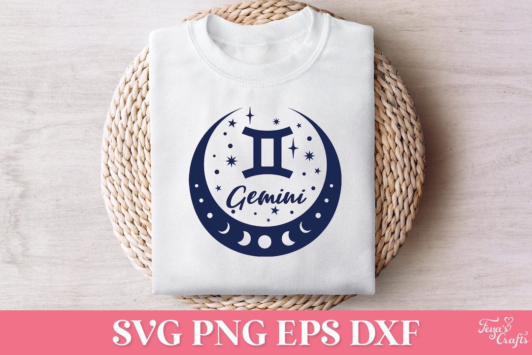 Gemini Zodiac Sign SVG, Zodiac Tumbler Design SVG, Gemini Astrology ...