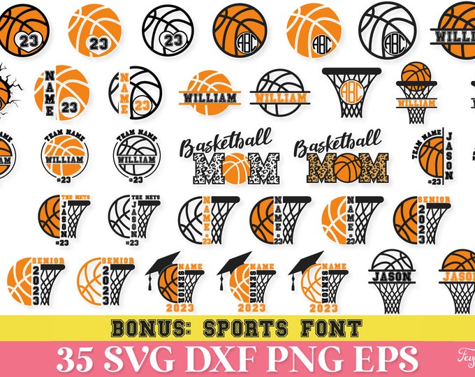 Basketball SVG Diy Basketball Team Shirt Numbers Download File Sports ...