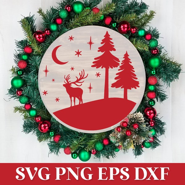 Winter Scene Svg - Etsy