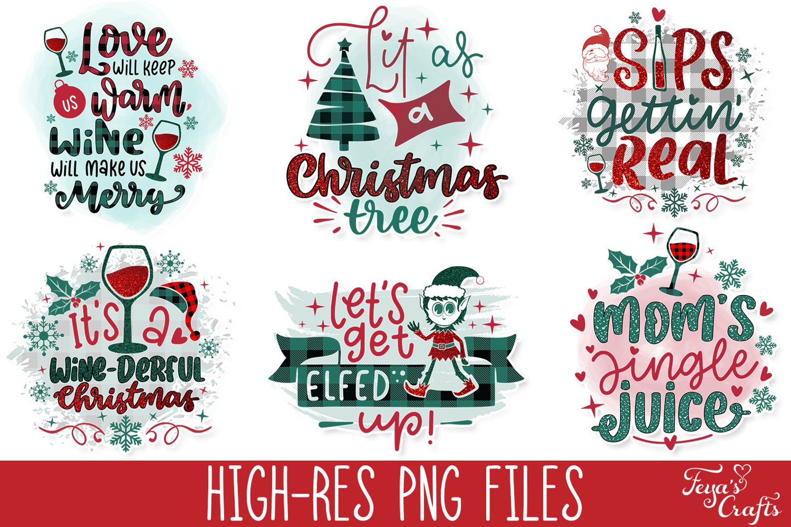 Funny Christmas Sublimation PNG, Wine Christmas Sublimation, Santa ...
