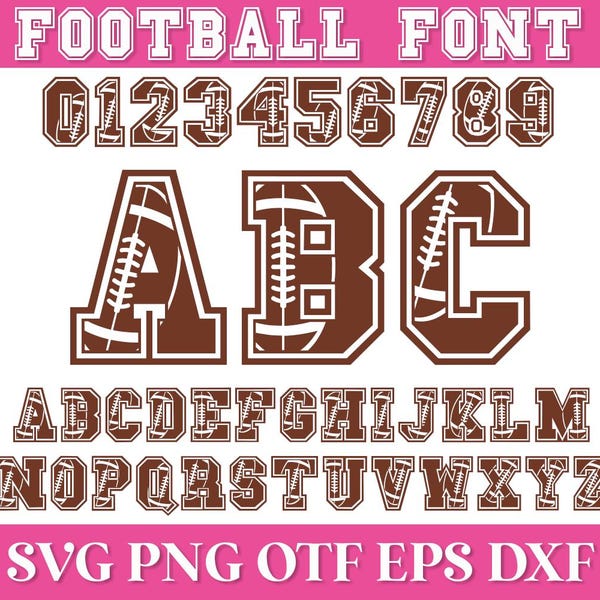 Football Svg - Etsy