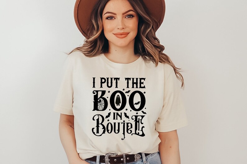 I Put the Boo in Boujee SVG PNG, Halloween Boujie Svg, Halloween Mom ...