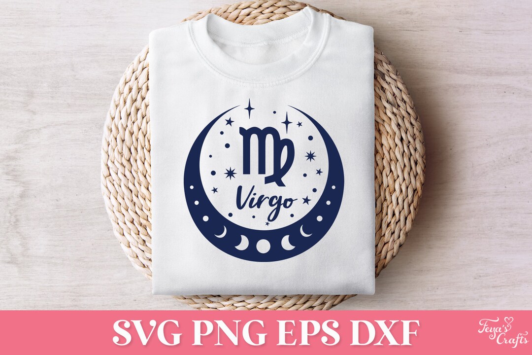 Virgo Zodiac Sign SVG, Zodiac Tumbler Design SVG, Virgo Astrology Sign ...