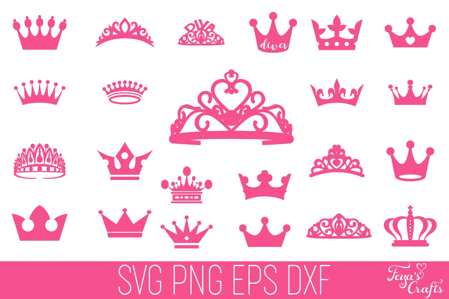 Crown SVG Crowns Cricut Tiara SVG Cut File Crown Royal Svg | Etsy