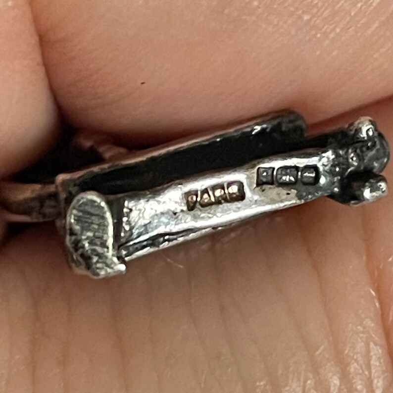 Vtg Silver Charm of a Spinning Wheel With Hallmark for London for Charm ...