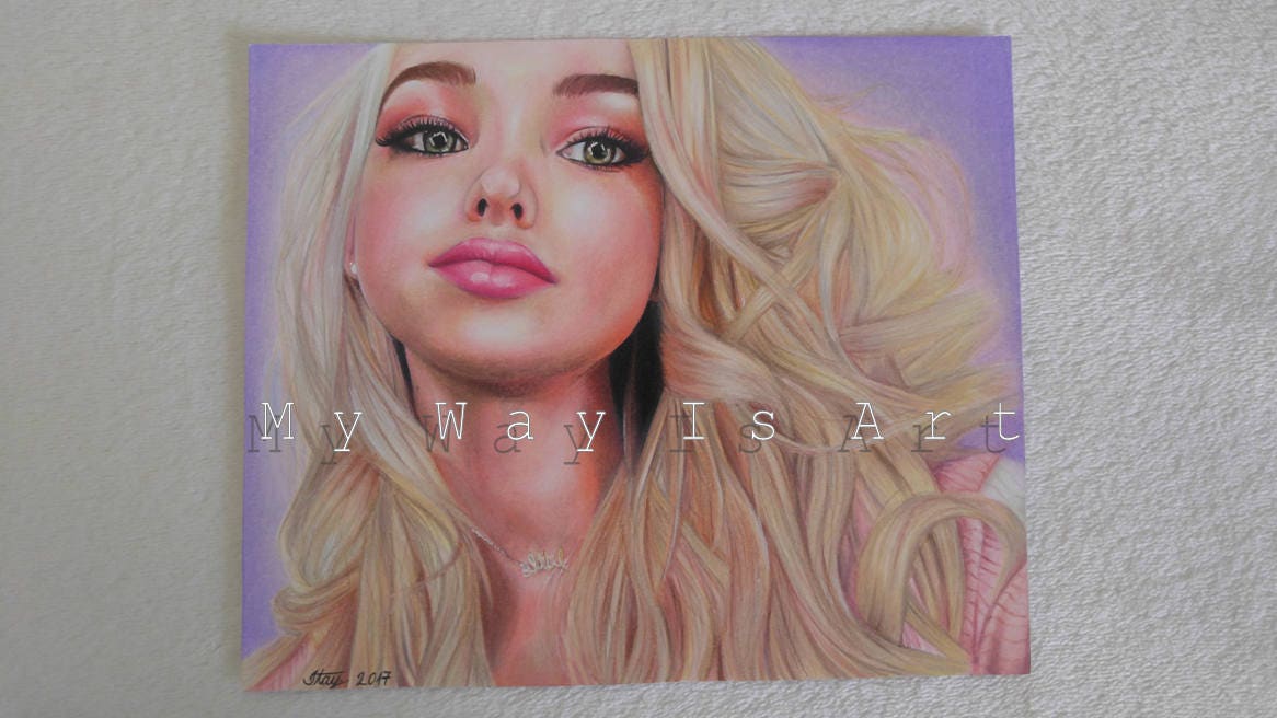 Drawings Of Dove Cameron Youtube