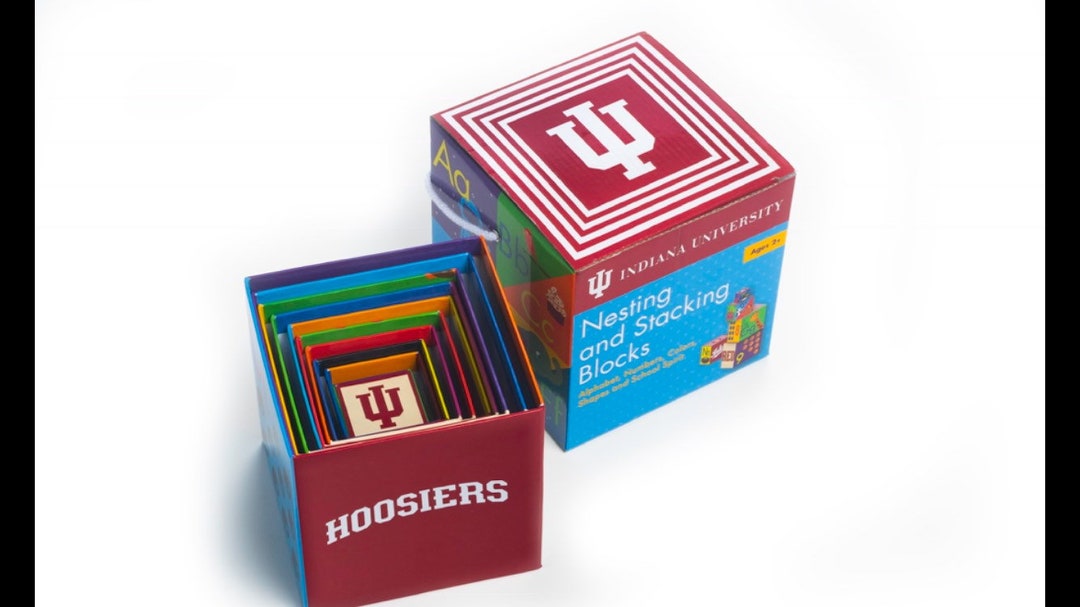 Indiana University Nesting and Stacking Blocks - Etsy