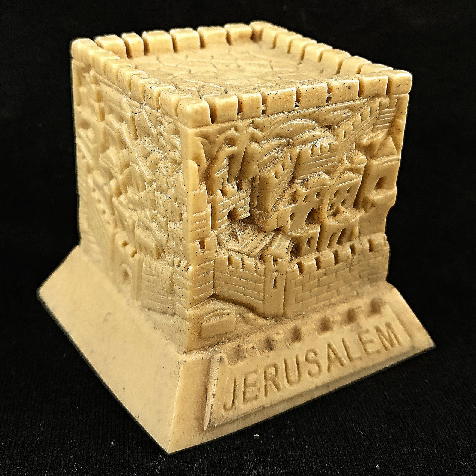 Jerusalem Souvenir the Old City of Jerusalem and Its Walls Cube Squere ...
