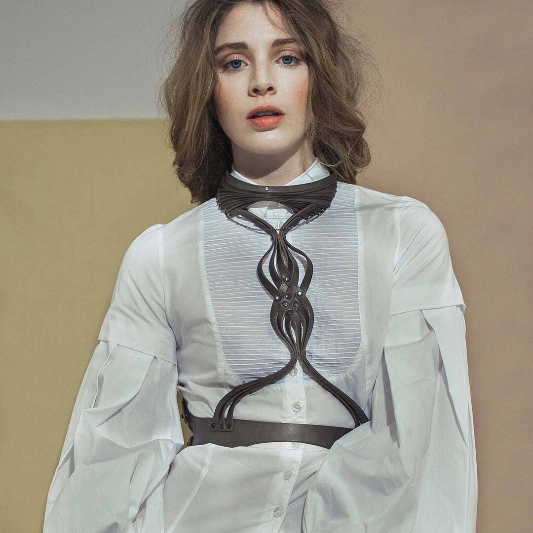 Totem Beautiful Unique Leather Body Piece, Harness - Etsy