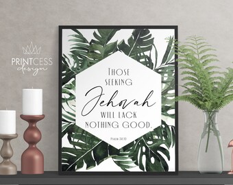 Scripture Quote Print 8x10 Digital Download Printable Wall - Etsy