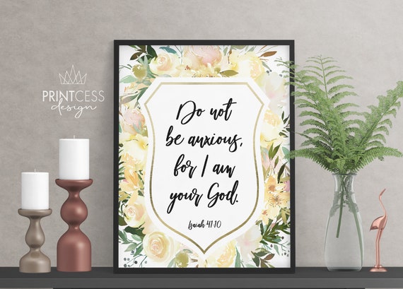 Scripture Quote Print 8x10 Digital Download Printable Wall | Etsy