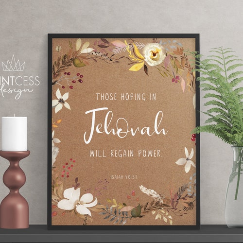 Scripture Quote Print 8x10 Digital Download Printable Wall - Etsy