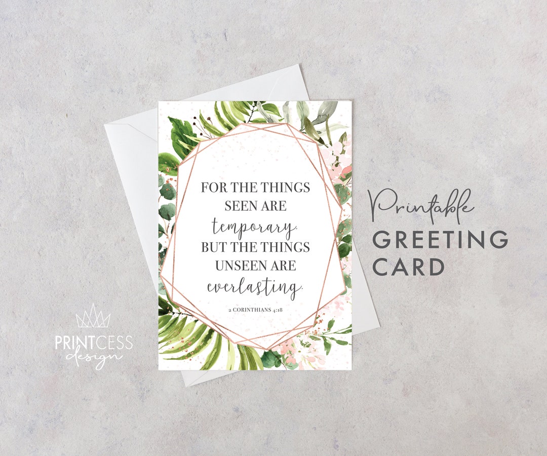 Printable Greeting Card 5x7 Folded Size - Etsy