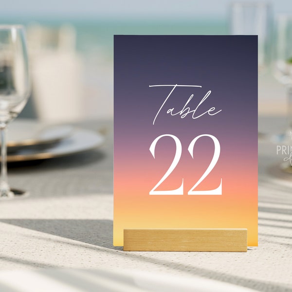 Party Table Numbers - Etsy