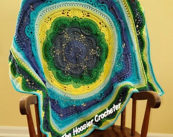 Ardith Handmade Crochet Blanket - Etsy