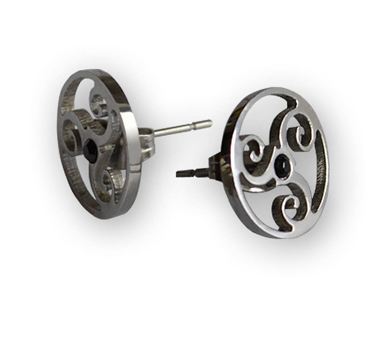 Middle Ages BDSM Triskele Whip Wheel Earrings Stud Earrings - Etsy UK