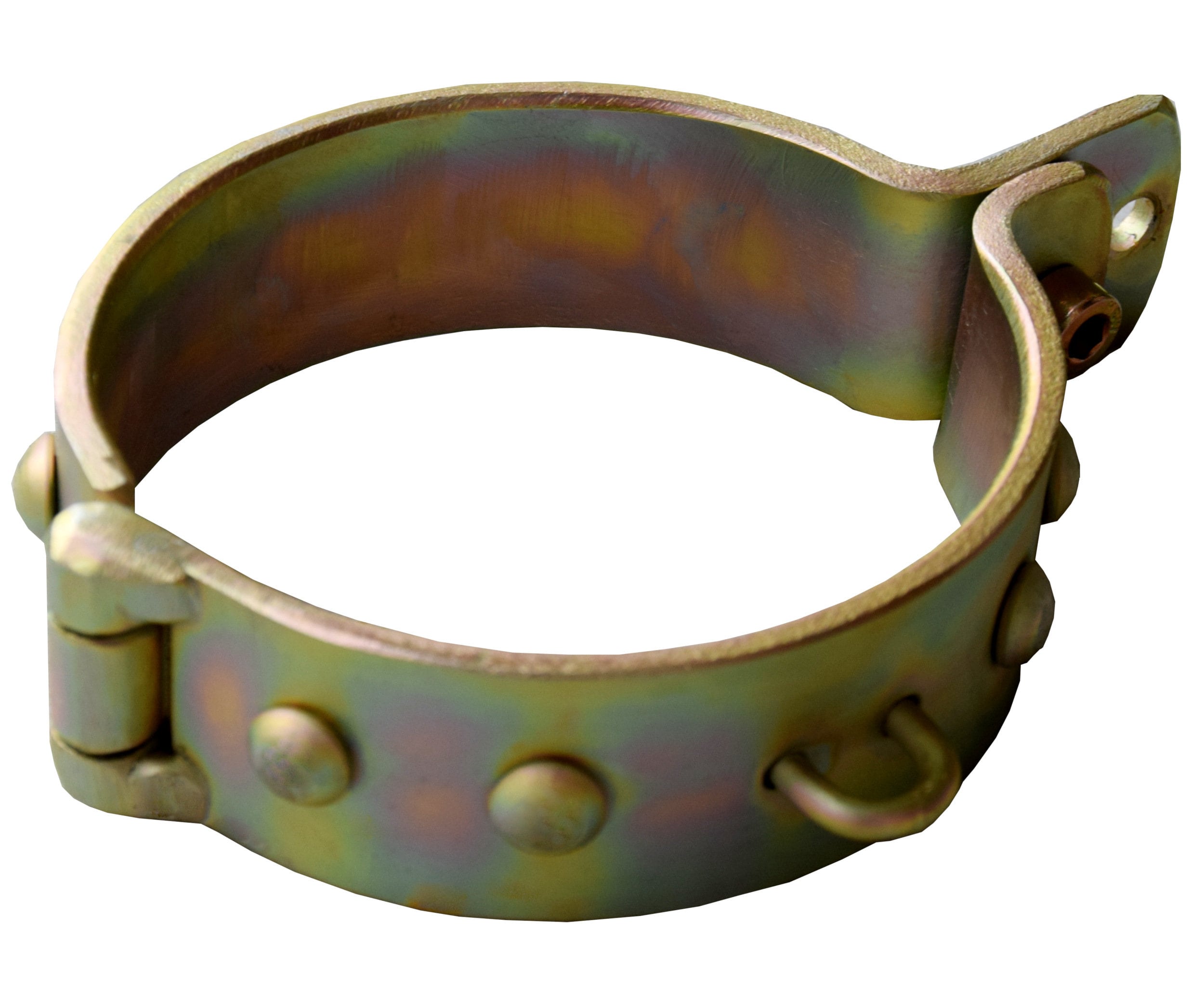 Terginum DUNGEON Collar Collar Metal Collar Galvanized Gold - Etsy Ireland