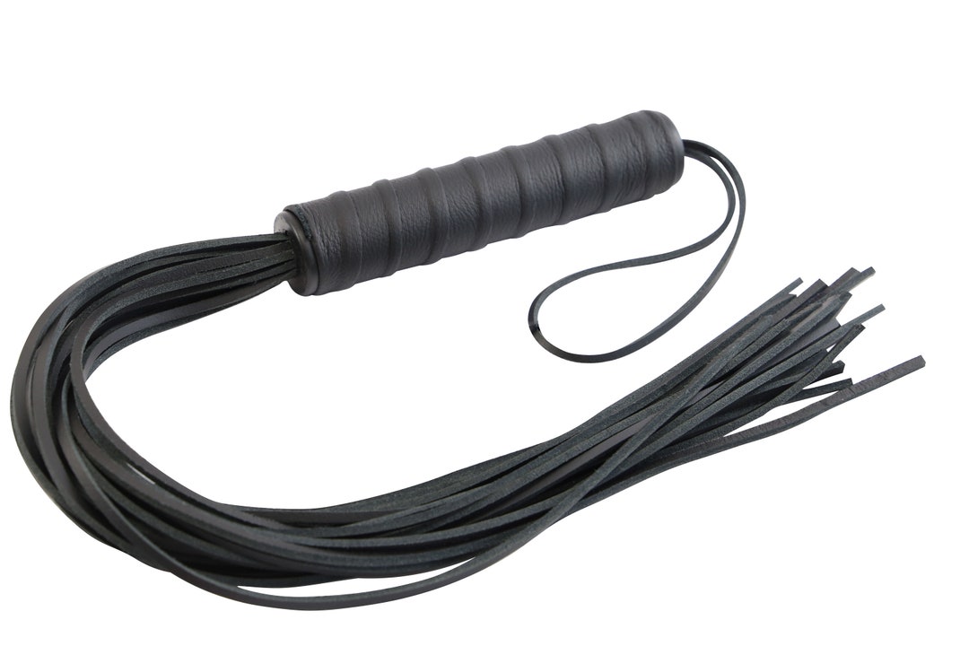 Whip Flogger Leather Whip Strap Whip Length: 70cm BDSM Spanking Impact ...
