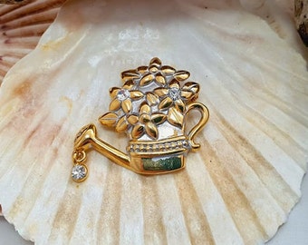 Watering Can Brooch - Etsy UK