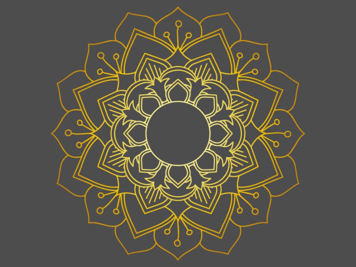 8 Mandala SVG 8 Mandala Monogram SVG Vector Svgsilhouette | Etsy