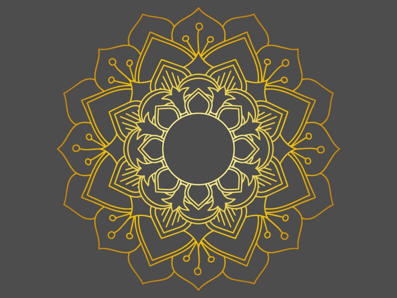 8 Mandala SVG 8 Mandala Monogram SVG Vector Svgsilhouette | Etsy