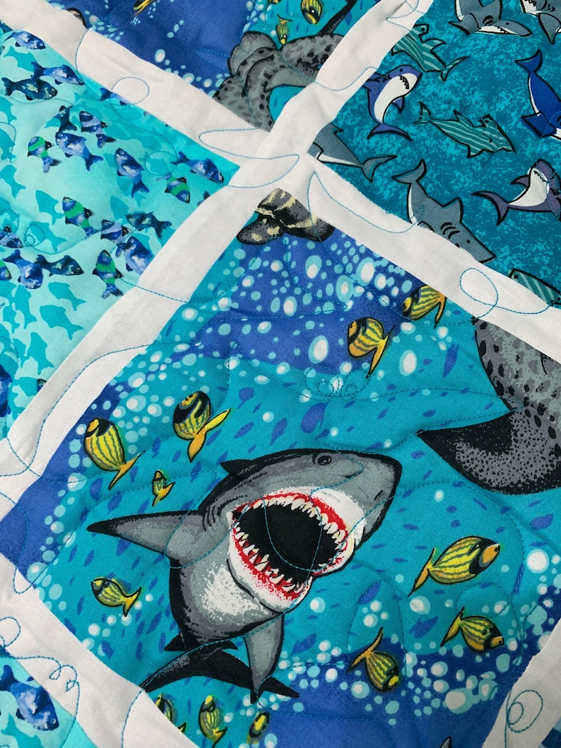 Quilt for Sale,ocean Quilt,homemade Quilt,hand Made Quilt,queen Size ...