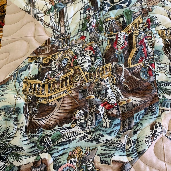Pirate Quilt - Etsy