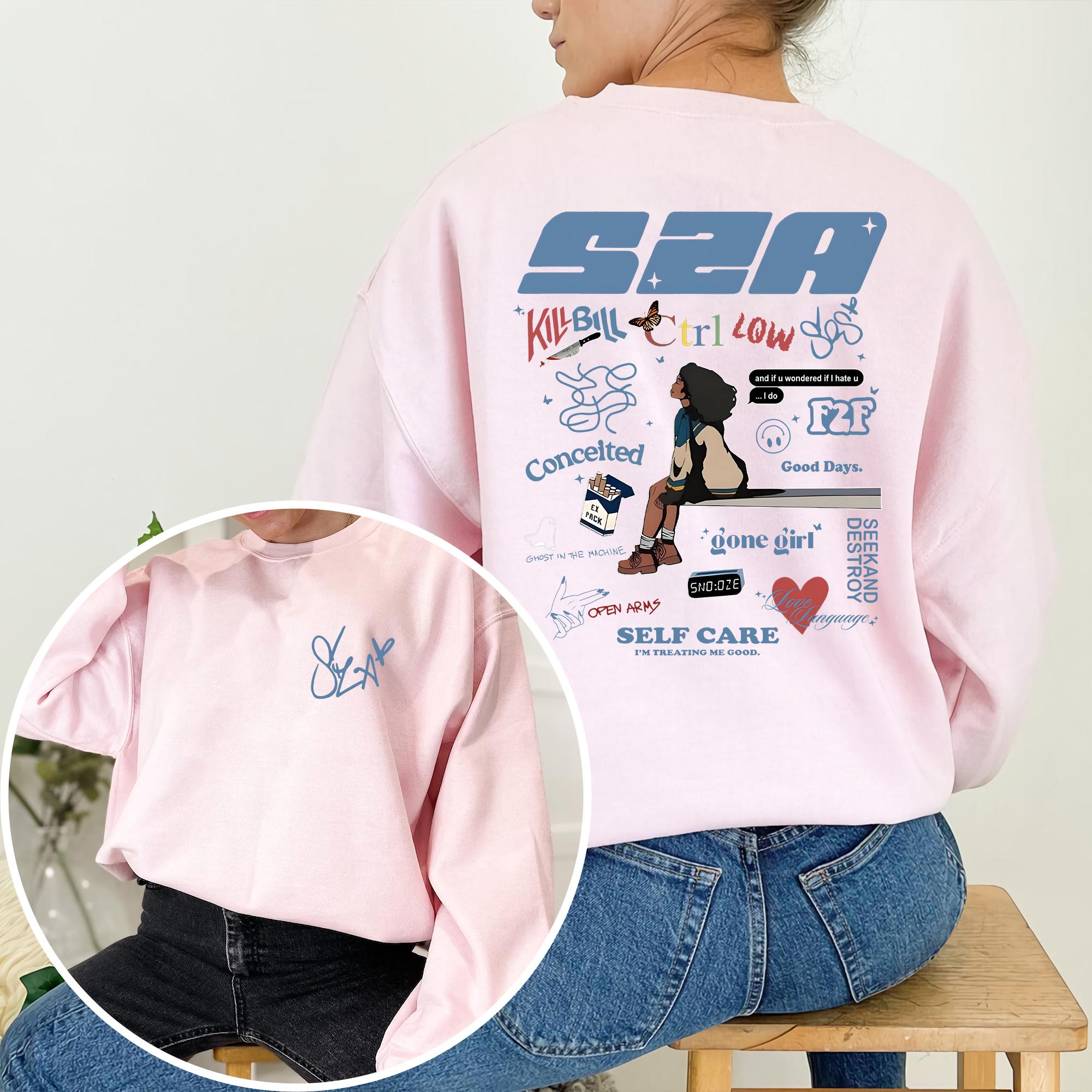 90s Vintage SZA SOS Full Tracklist Tee, SZA Tee, Sza S.O.S Tour Shirt ...