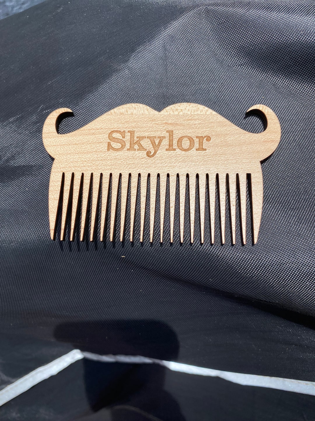 Engraved Wood Beard Comb, Personalized Mustache Comb, Men's Gift - Etsy
