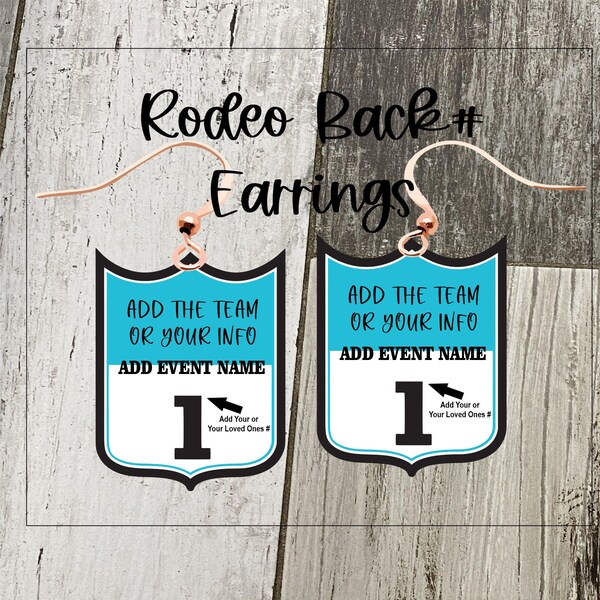 Rodeo Back Number - Etsy