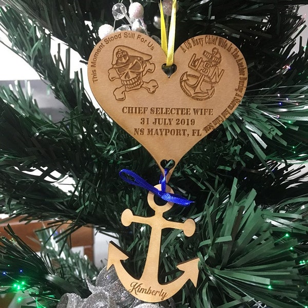 Navy Ornaments - Etsy