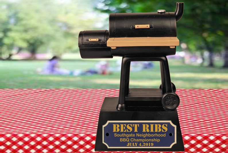 Personalized BBQ Trophy/ Custom BBQ Champion/ Engraved Grilling ...