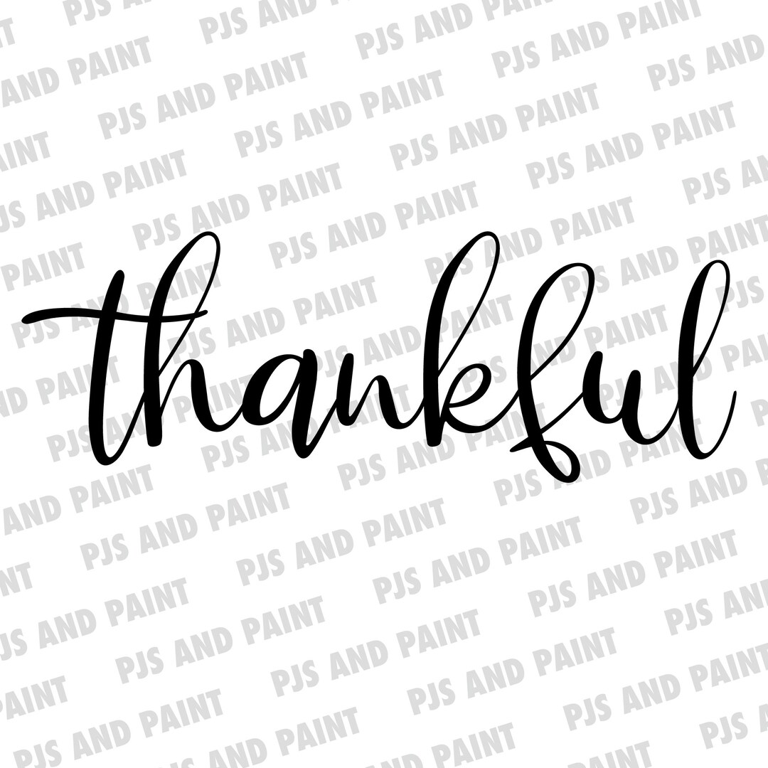 Thankful SVG, Thankful Cut File, Thanksgiving Clip Art, Thankful Door ...