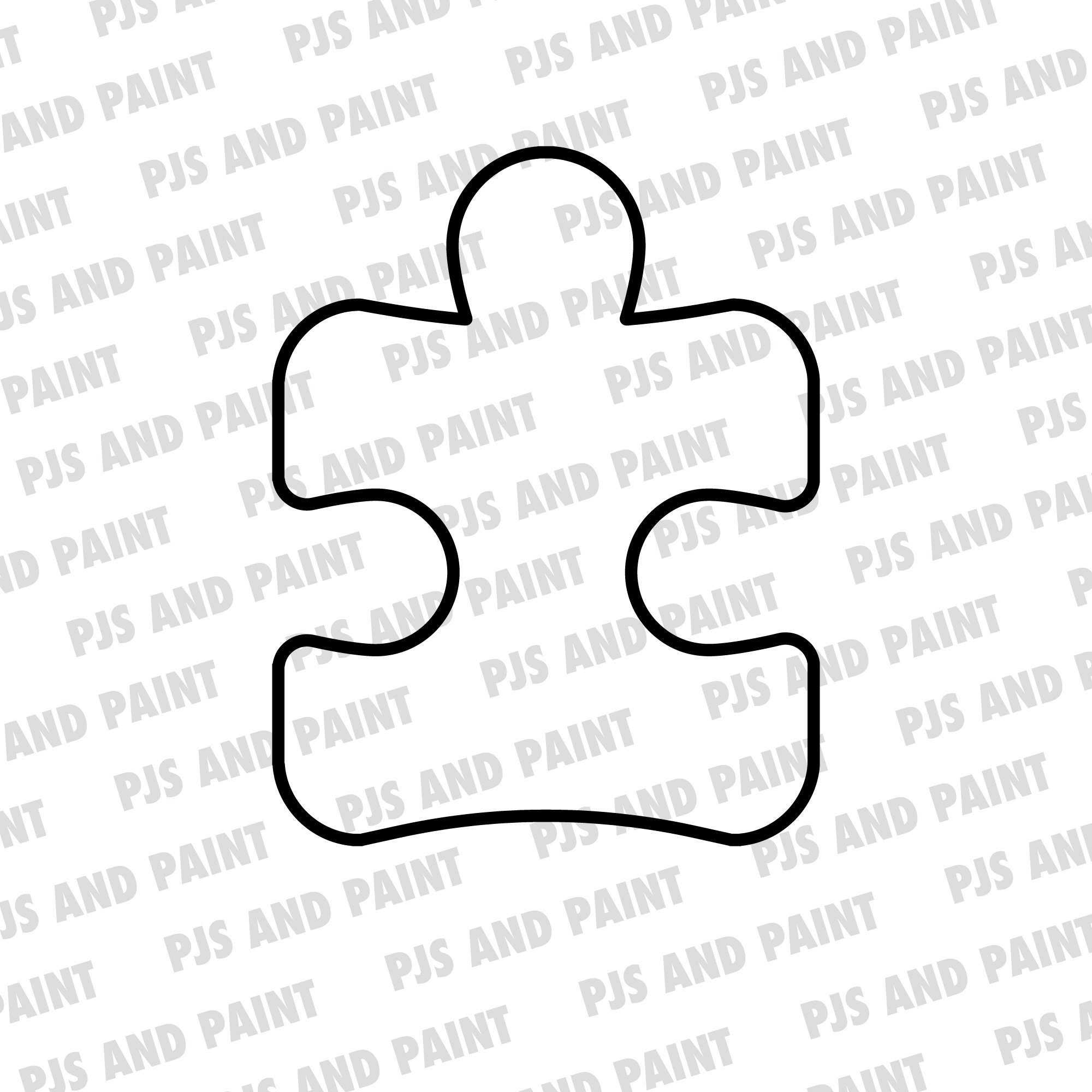 Puzzle Piece Outline SVG, Vector Puzzle Piece, Jigsaw Puzzle Piece Svg ...