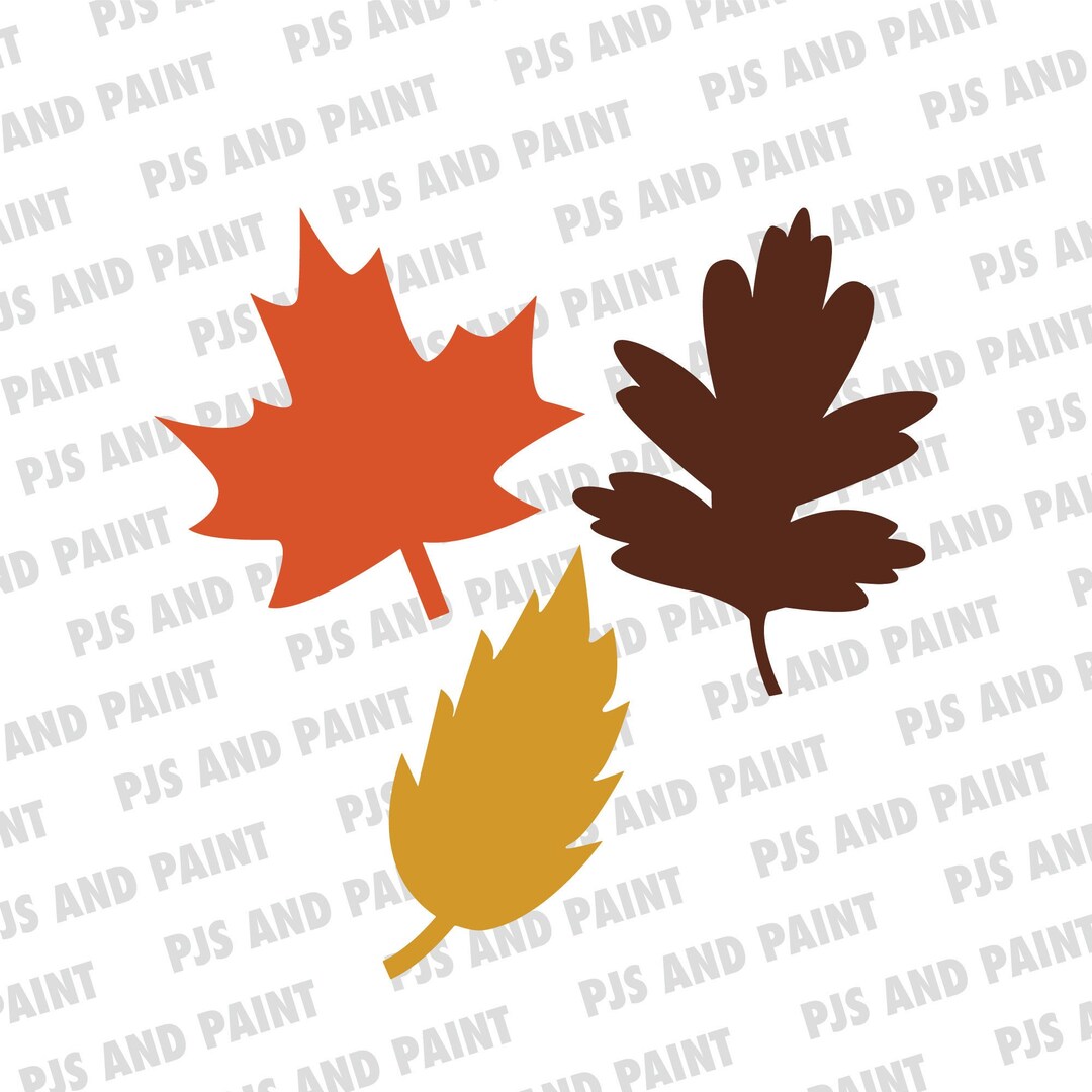 Fall Leaves SVG Bundle, Fall Leaves Vector, Leaf SVG, Fall SVG, Dxf ...