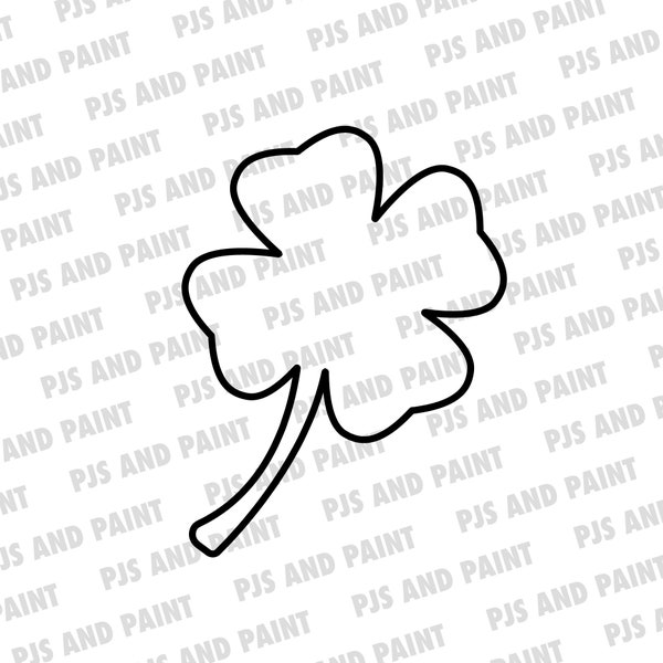 4 Leaf Clover Dxf - Etsy