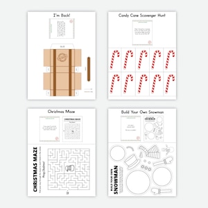 Printable Elf Bundle, Elf Printable Props and Activities, Printable Elf ...