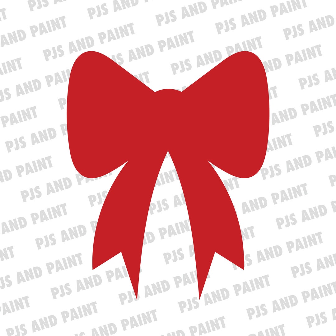 Red Ribbon SVG, Red Bow Svg, Christmas Ribbon Svg, Christmas Ribbon ...