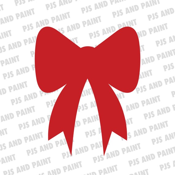 Red Ribbon SVG Red Bow Svg Christmas Ribbon Svg Christmas - Etsy