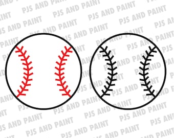 Baseball Outline Svg | Etsy