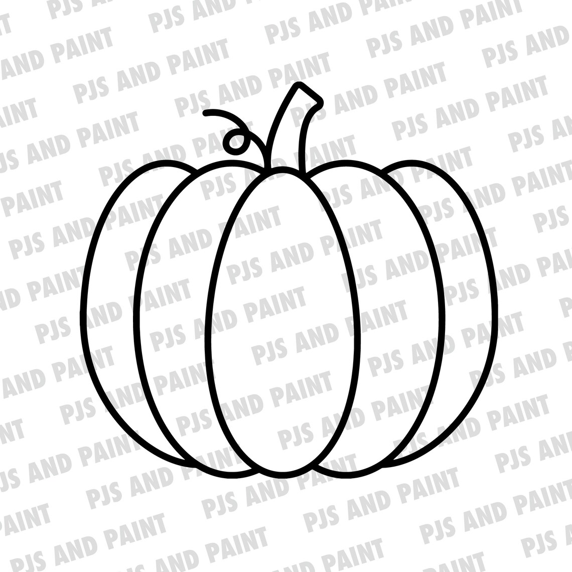 Pumpkin Outline SVG Pumpkin Svg Outlined Pumpkin Svg - Etsy