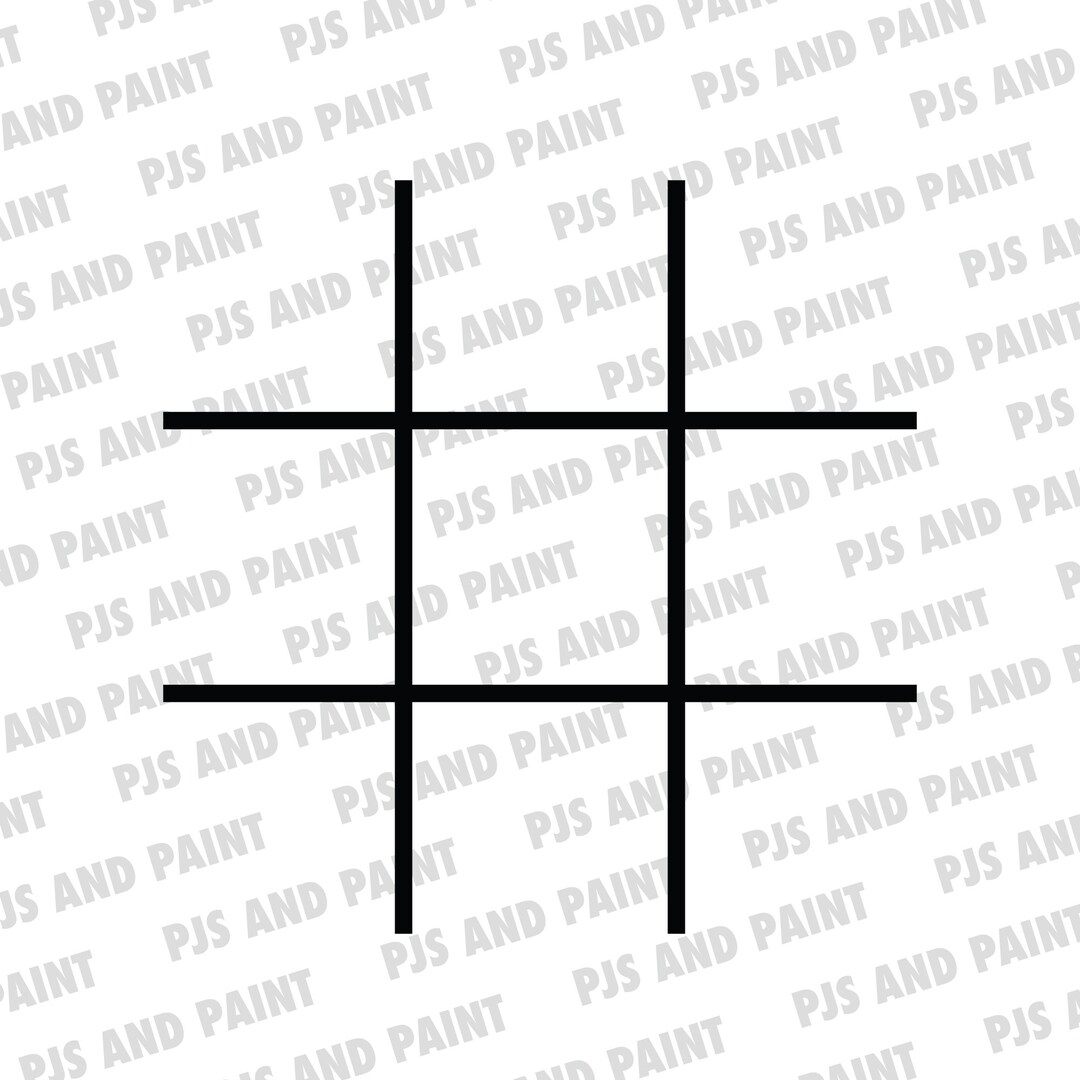 Tic Tac Toe SVG, Tic Tac Toe Game Svg, Tic Tac Toe Board Svg, Digital ...